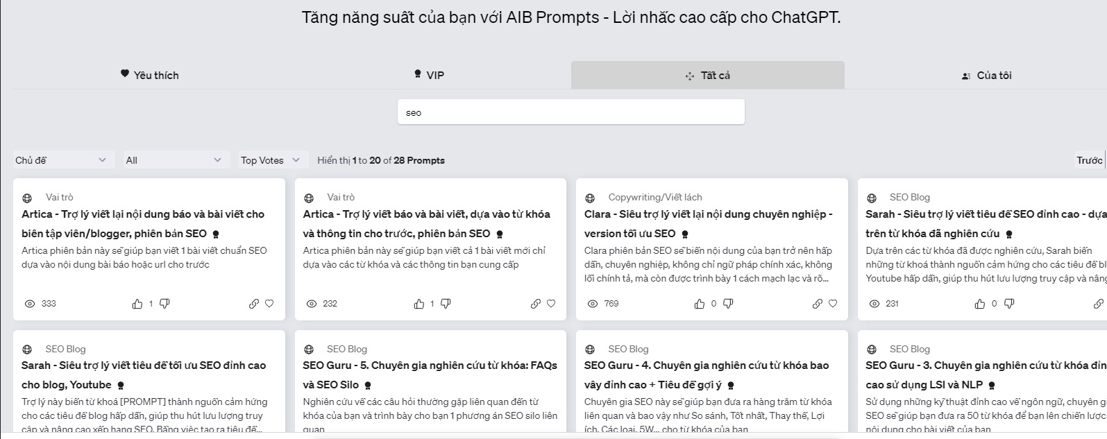 Tăng hiệu quả sử dụng Chatgpt với AIB Prompts - Tenten AI