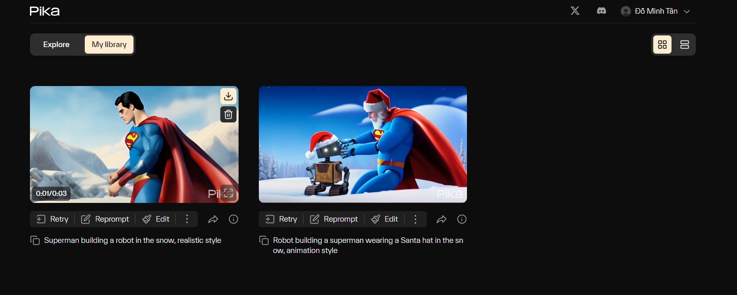Pika.art là gì ? AI sáng tạo miễn phí đầu tiền về Image-to-video - Tenten AI