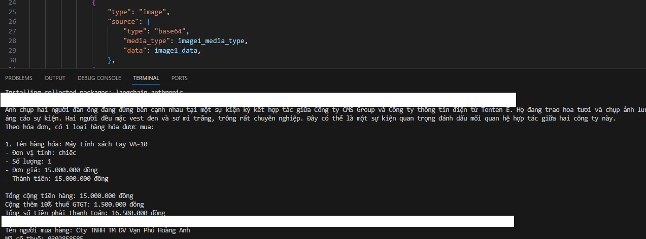 Claude Vision - Hướng dẫn sử dụng đơn giản thông qua API - Tenten AI