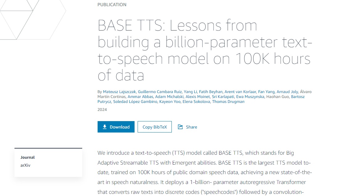 Base TTS - Mô hình AI mới chuyển văn bản thành giọng nói của Amazon ...