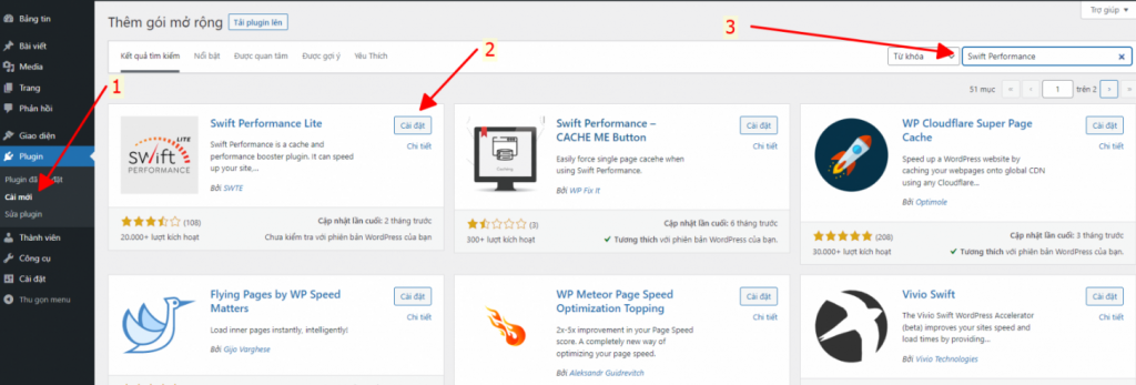 Swift Performance Plugin là gì? 7 bước cài đặt đơn giản