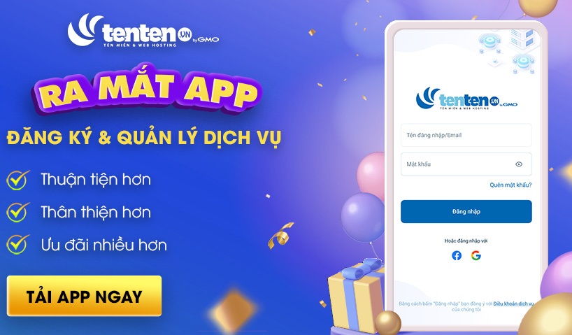 Ra mắt app TenTenVn - Ứng dụng đăng ký và quản lý dịch vụ TENTEN - Tin ...