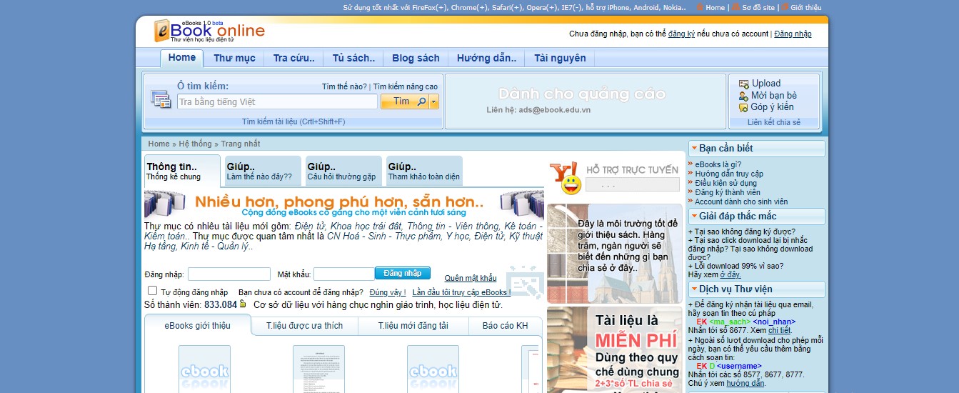 Top 7 các trang web tài liệu học tập chất lượng - Tin tức tên miền hosting
