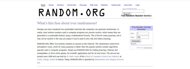 Top 5 trang web random uy tín hiện nay - Tin tức tên miền hosting