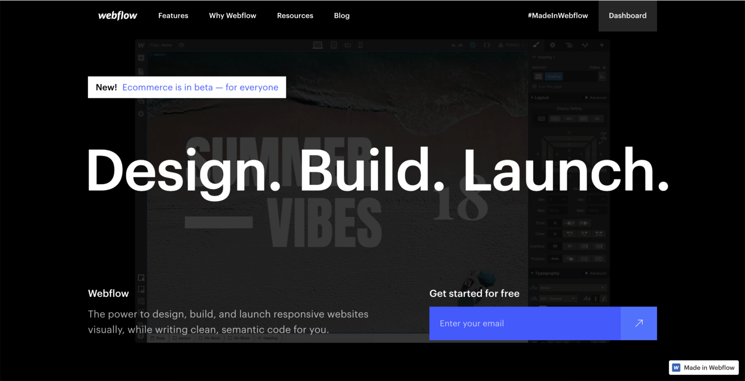 Webflow: Tính năng và lợi ích nó mang lại - Tin tức tên miền hosting